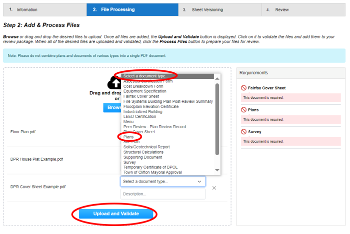 Uploading Plans and Documents: Digital Plan Room (DPR) Instructions | Land Development Services